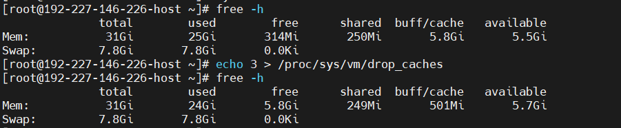 linux下内存中cached过大释放cached - 星跃博客