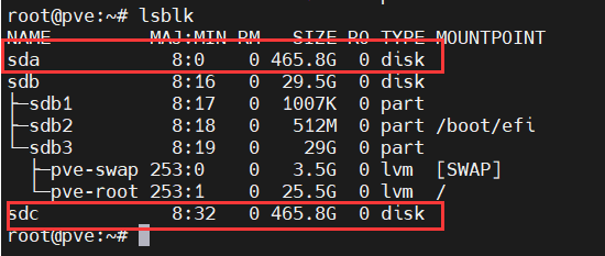 Proxmox Ve 添加 raid0 存储 pve两块硬盘做raid0阵列 - 星跃博客
